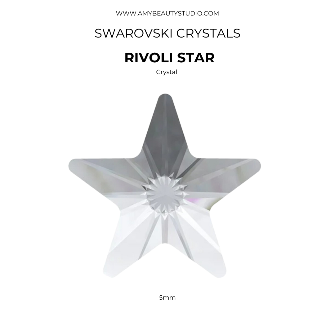 Pack 10 estrellas de punta Swarovski Crystal